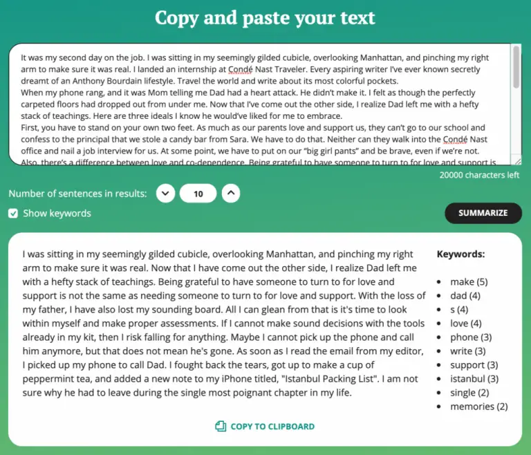 Best AI-Based Summary Generators