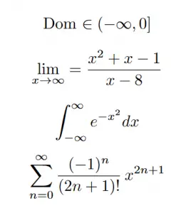 How to write an infinity symbol in LaTeX? 2025