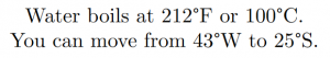 How to write a degree symbol in LaTeX 2025