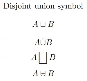 How To Write A Union Symbol In Latex 2025