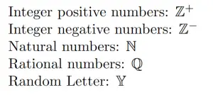 How To Write The Integer Number Symbol In Latex? 2025