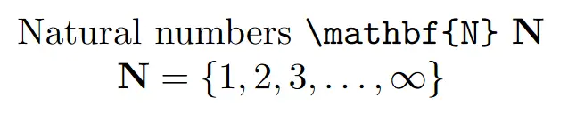 How To Write The Natural Numbers Symbol In LaTeX 2023
