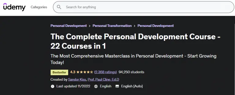 Best Online Courses for Personal Development 2024