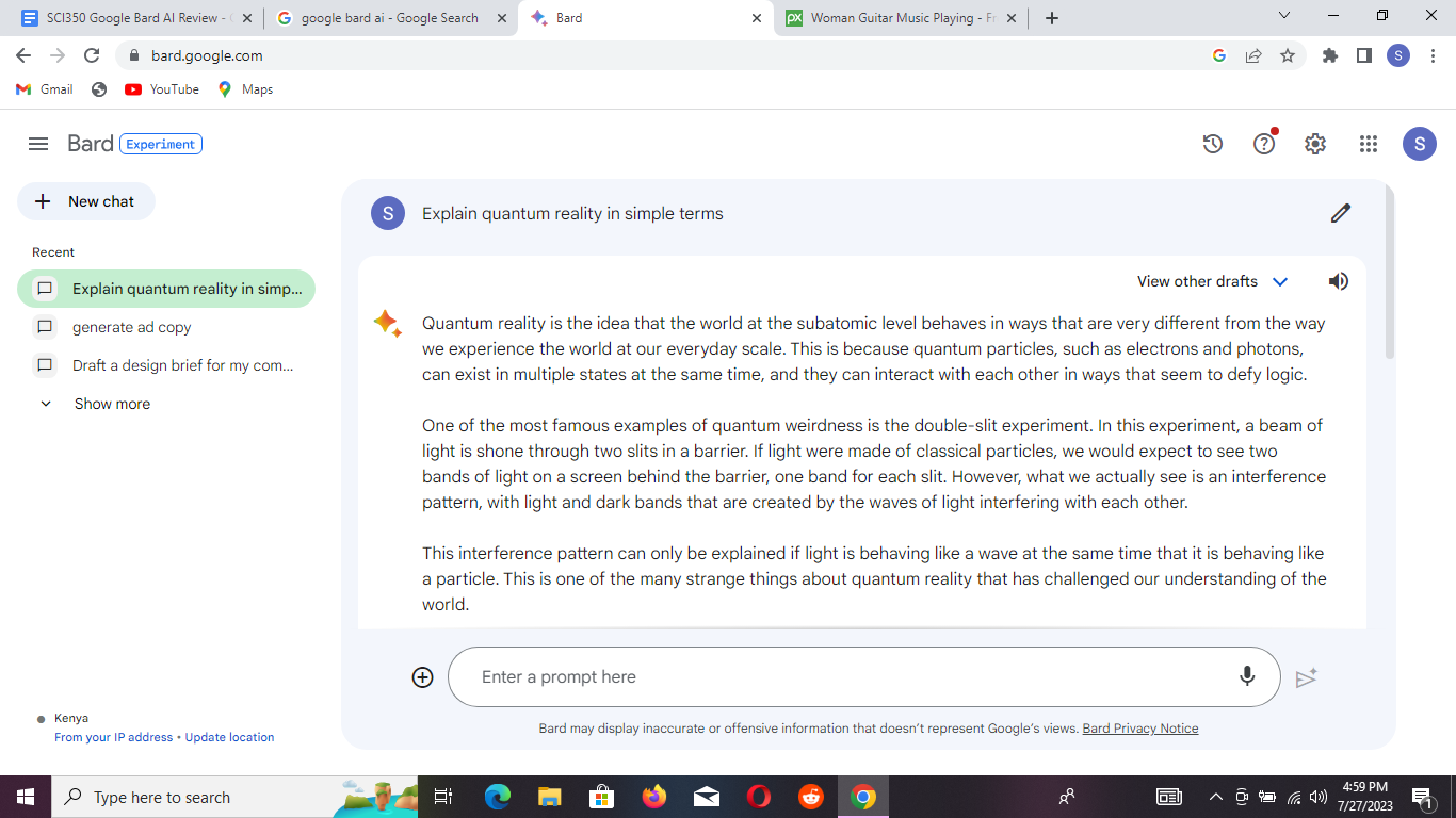 Google Bard AI Review 2024