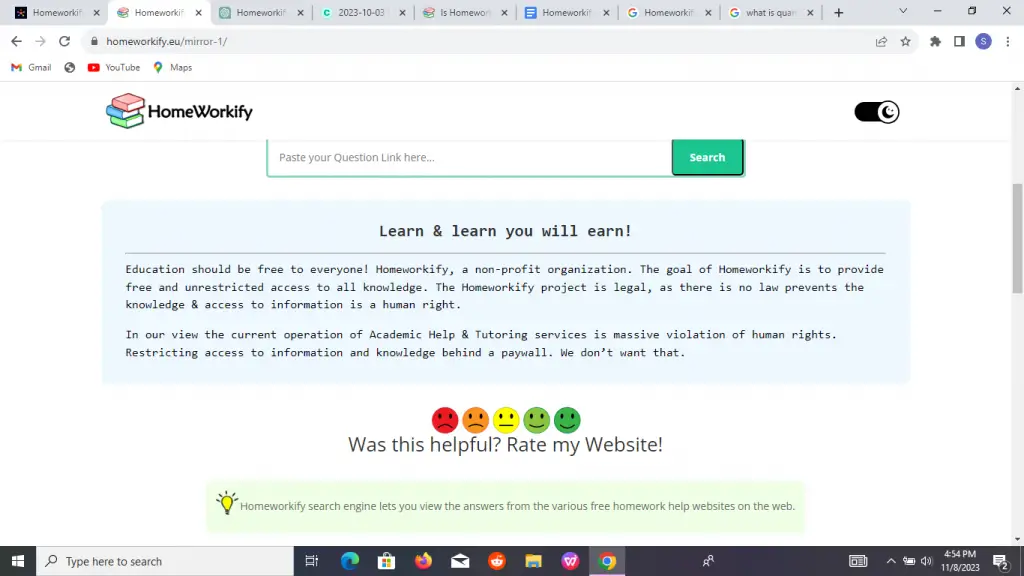 Homeworkify Review 2025