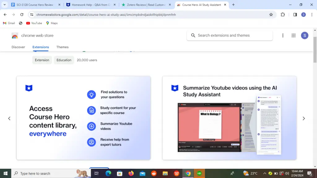 Course Hero Review 2025