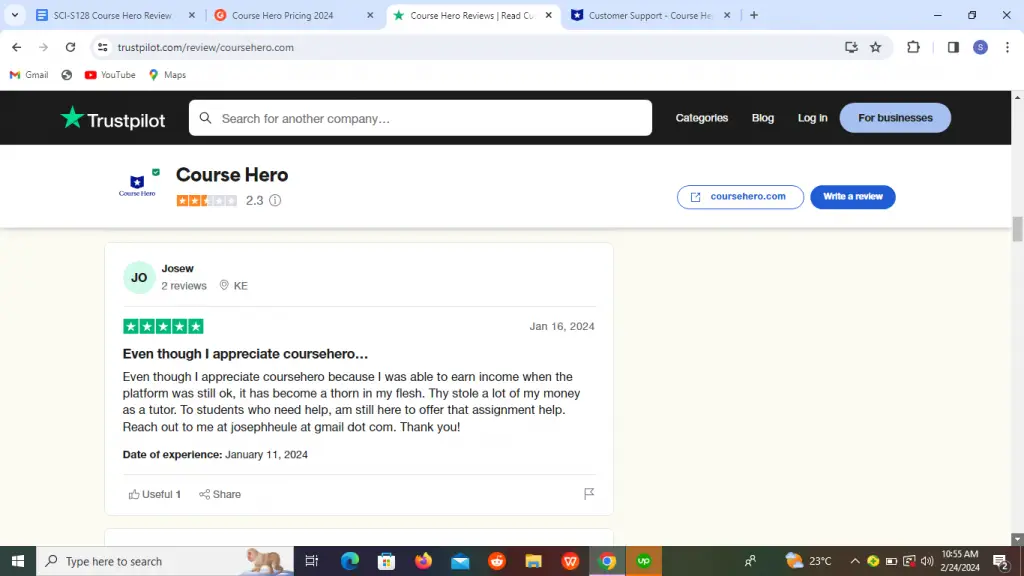 Course Hero Review 2025